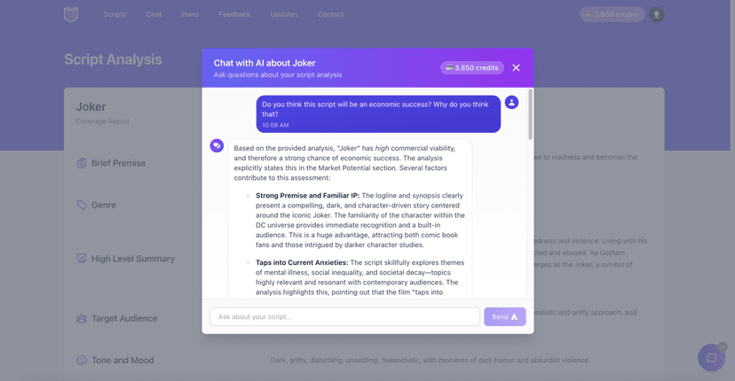 AI Script Reader: Screenplay Coverage in Minutes